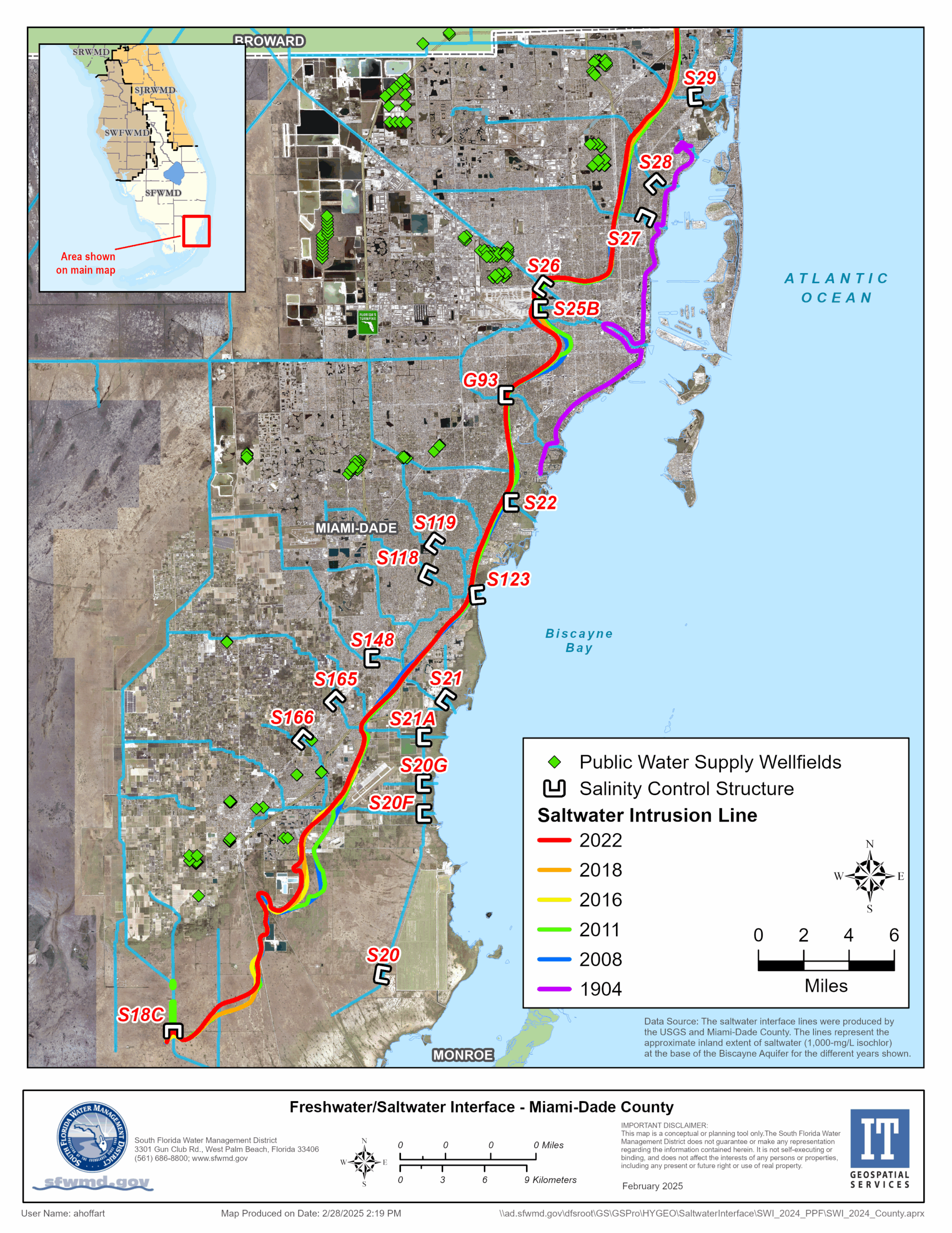 Climate Indicators - Salt Water Intrustion - Southeast Florida Regional ...