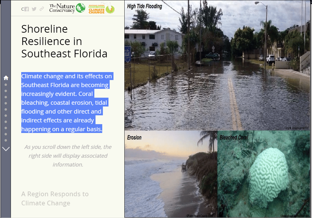 Shoreline Resilience in Southeast Florida: Story Map - Southeast ...